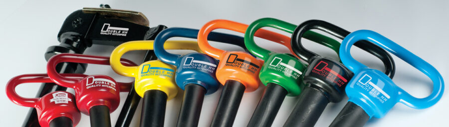 Custom Imprinted Hitchpin - Double HH Manufacturing